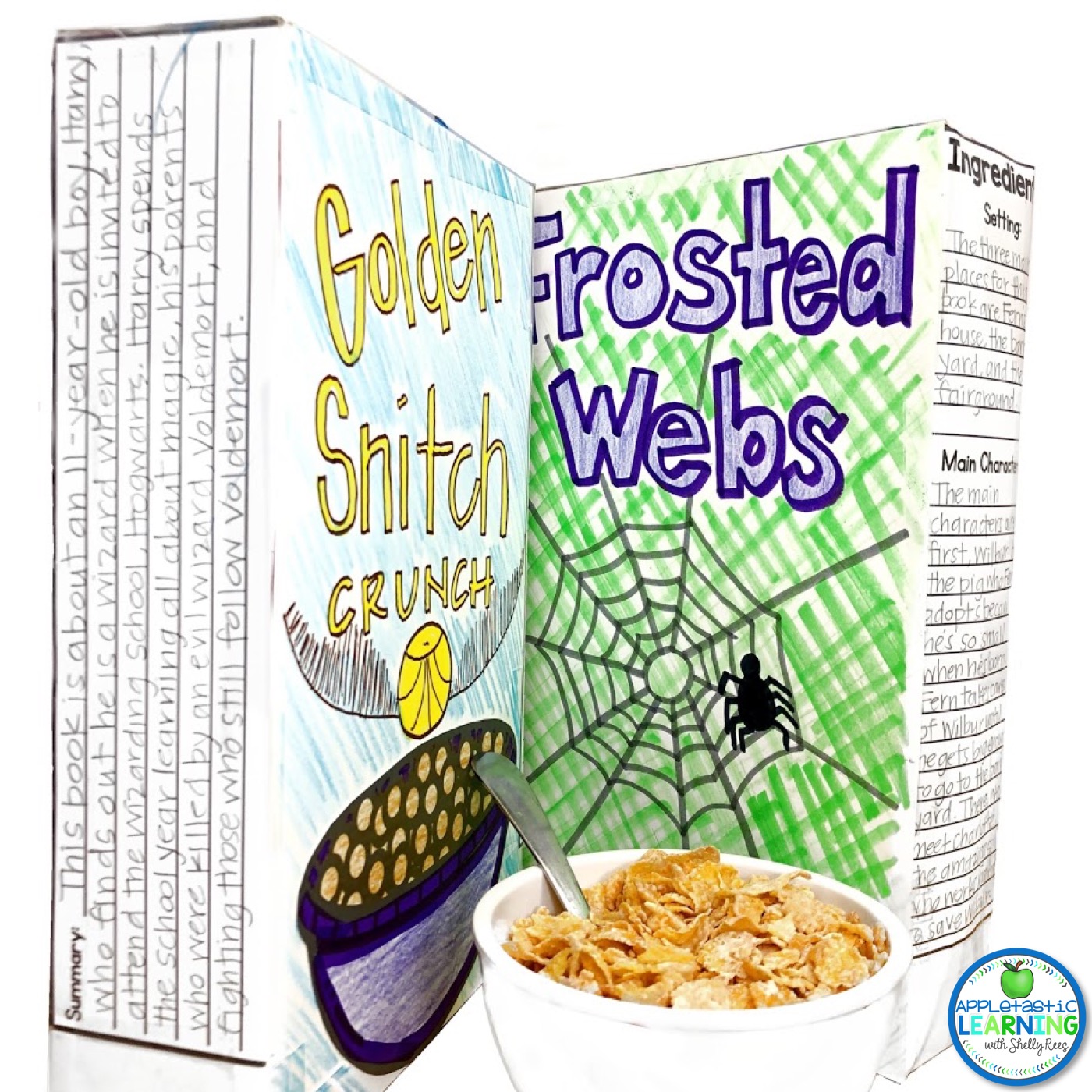 Cereal Box Book Reports A Fun Alternative Appletastic Learning