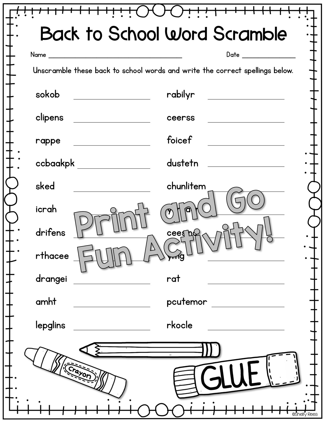 Back To School Activities For Elementary Teachers Appletastic Learning