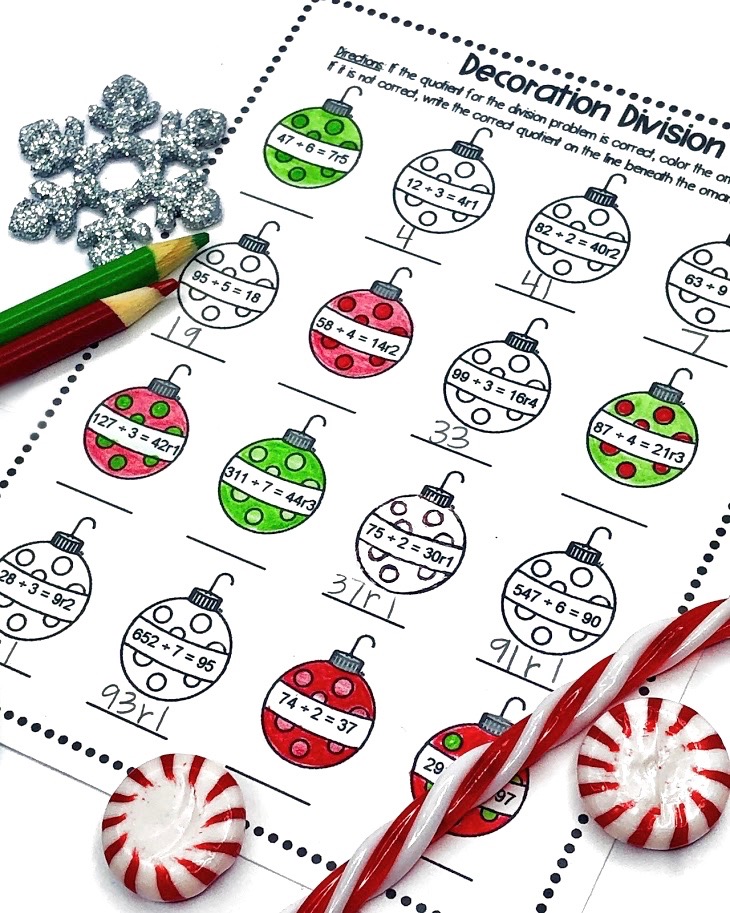 5 Fun Christmas Math Worksheets For Upper Elementary Classrooms 