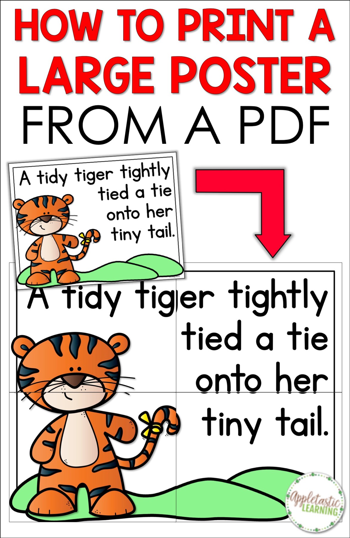 How To Print A Poster From A PDF Appletastic Learning