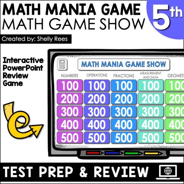 5th Grade Math Jeopardy Style Review Game Appletastic Learning